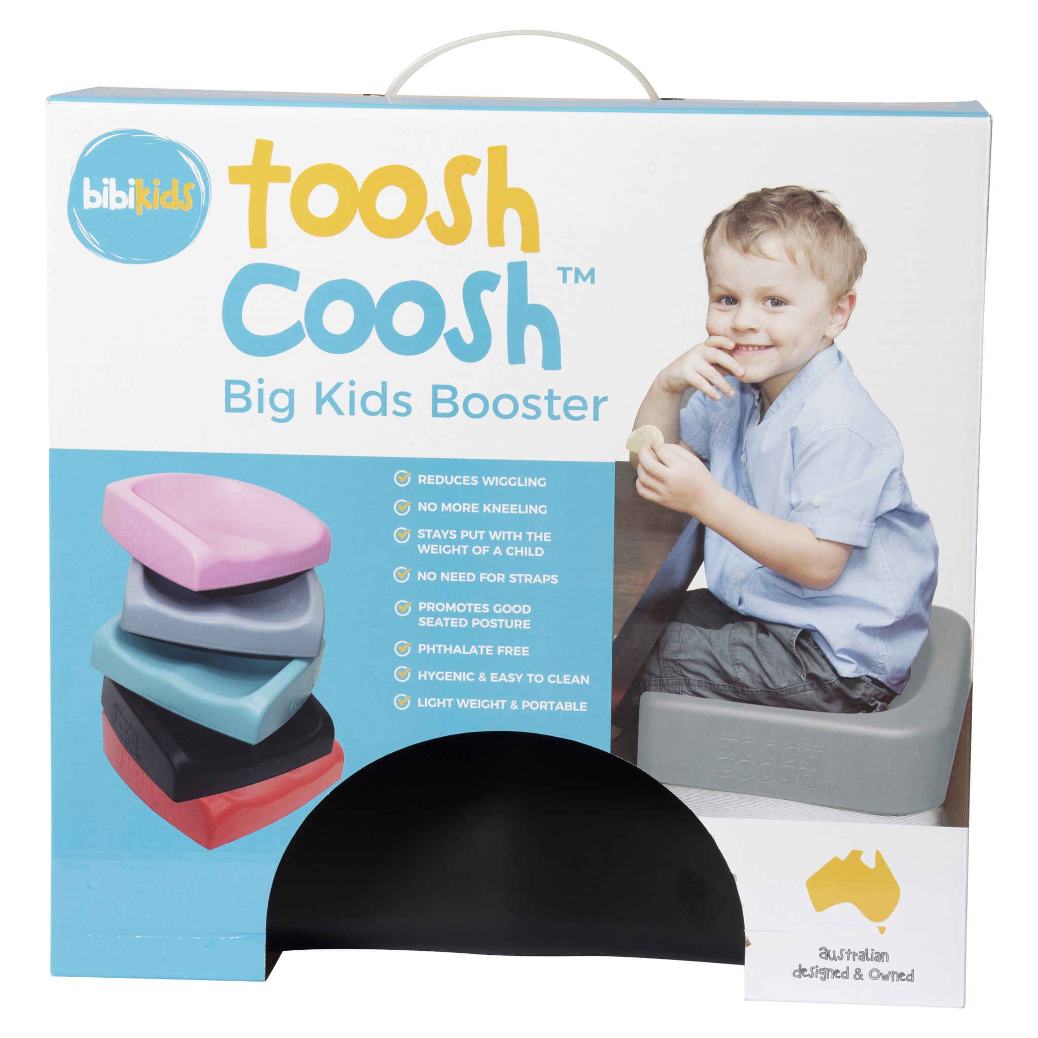 Toosh Coosh Booster Seat - Black - Brands4Kids